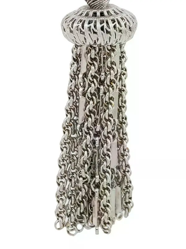 MONET 1970's Chain Tassel Necklace