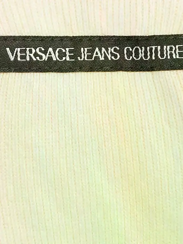 Versace Ribbed-cuffs Trousers
