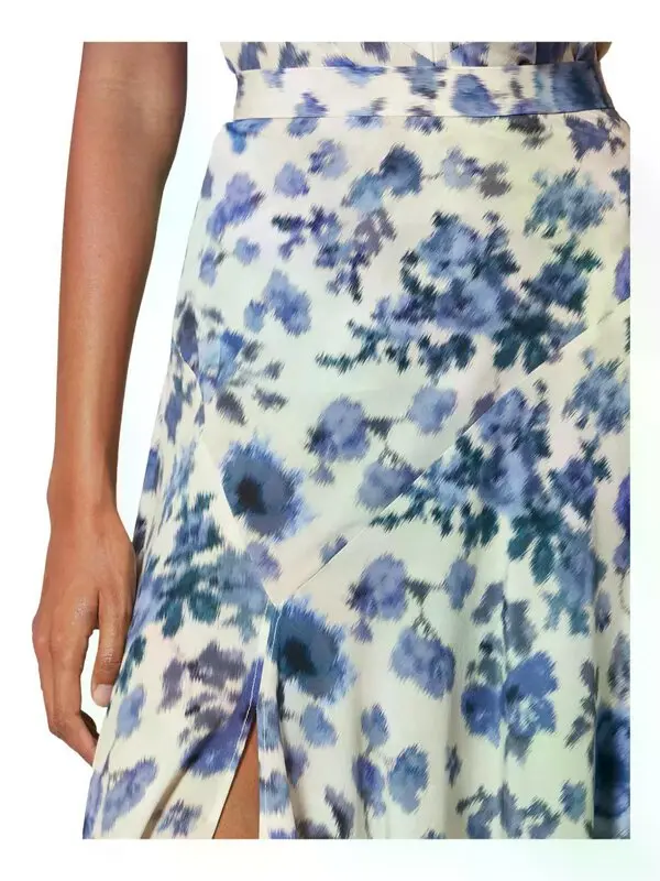 Isabel Marant Étoile Sakura Floral-print Maxi Skirt - Neutrals