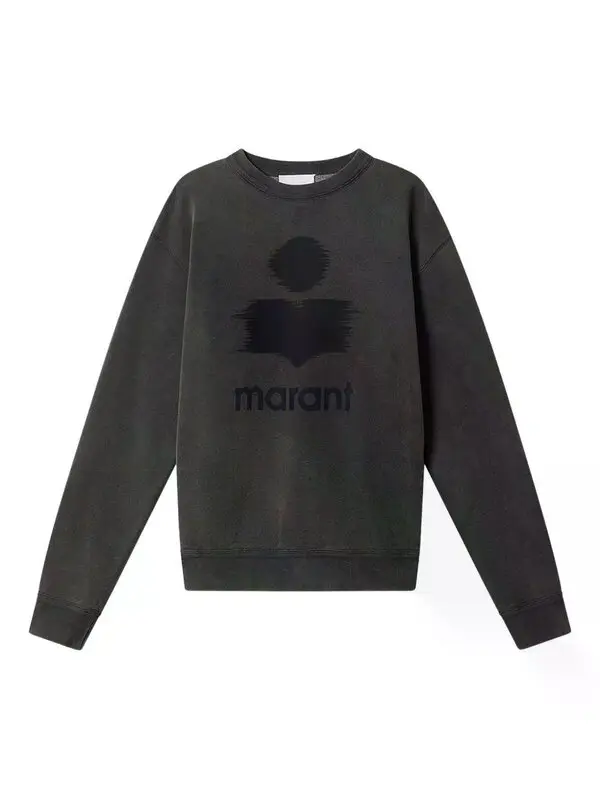 MARANT Mikoy Logo-print Sweatshirt - Grey