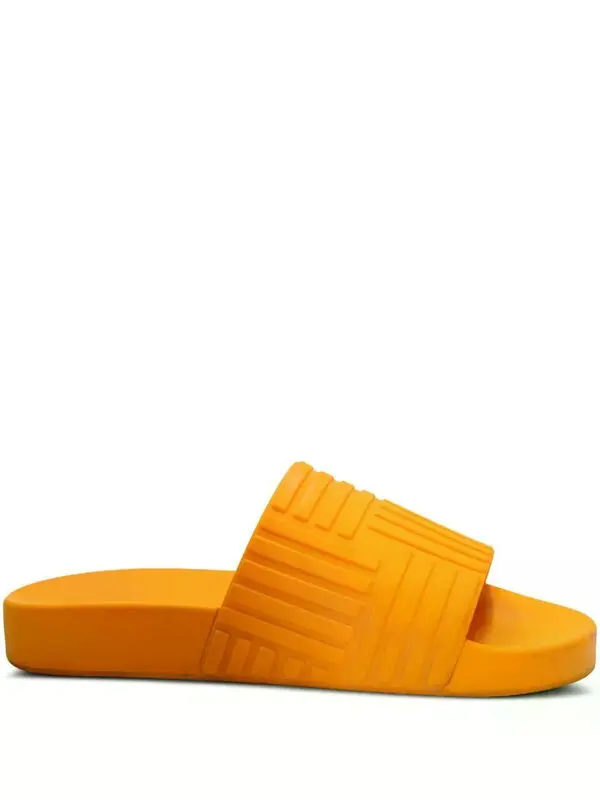 Bottega Veneta Geometric-pattern Slides