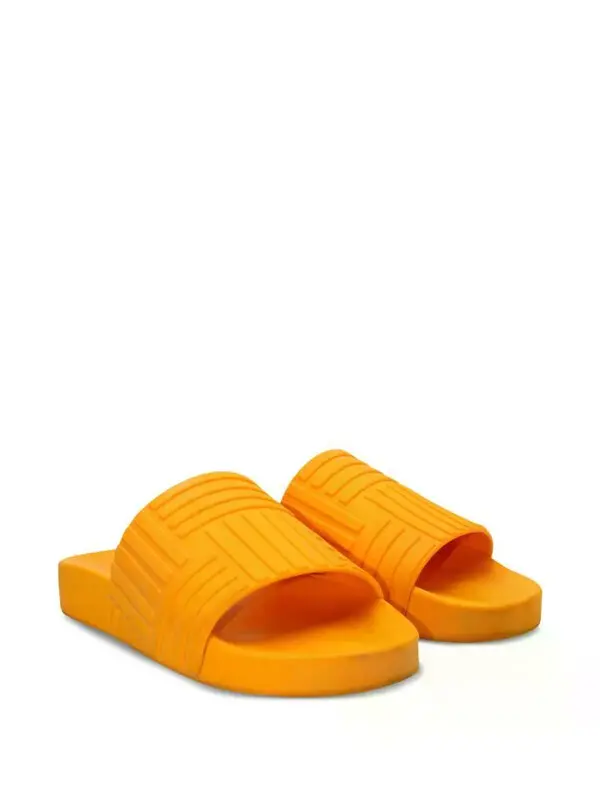 Bottega Veneta Geometric-pattern Slides