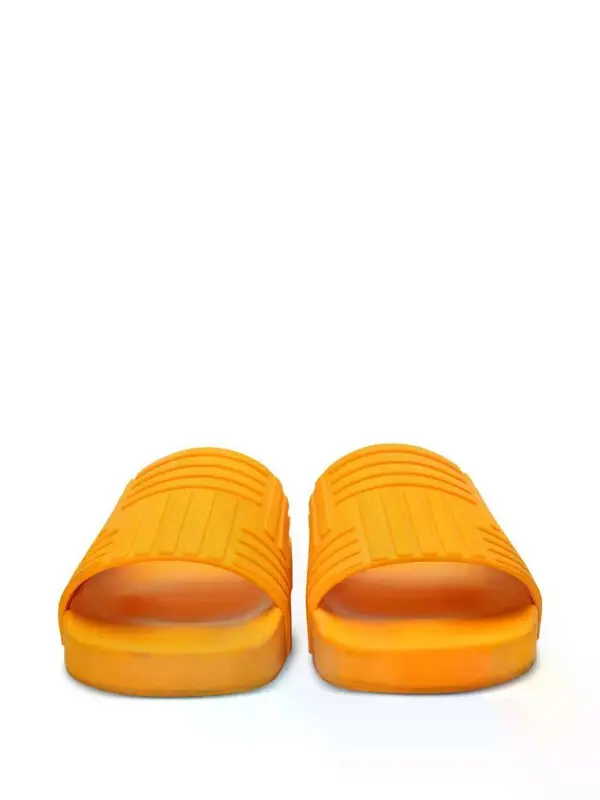 Bottega Veneta Geometric-pattern Slides