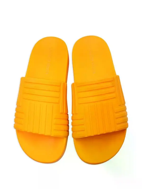 Bottega Veneta Geometric-pattern Slides
