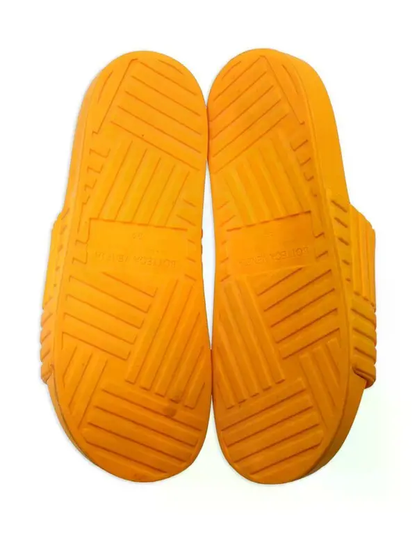 Bottega Veneta Geometric-pattern Slides