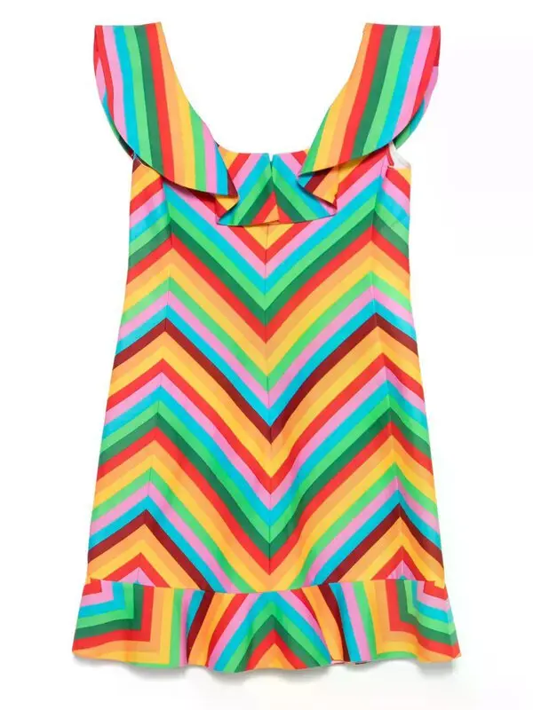 Valentino Garavani Zigzag-print Mini Dress