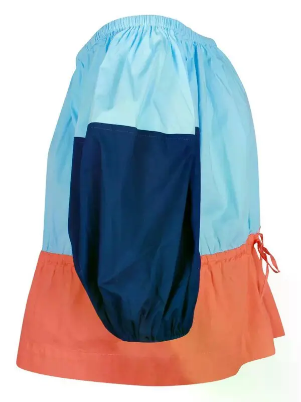 Staud Juliet Off-the-shoulder Top With Drawstring Waist