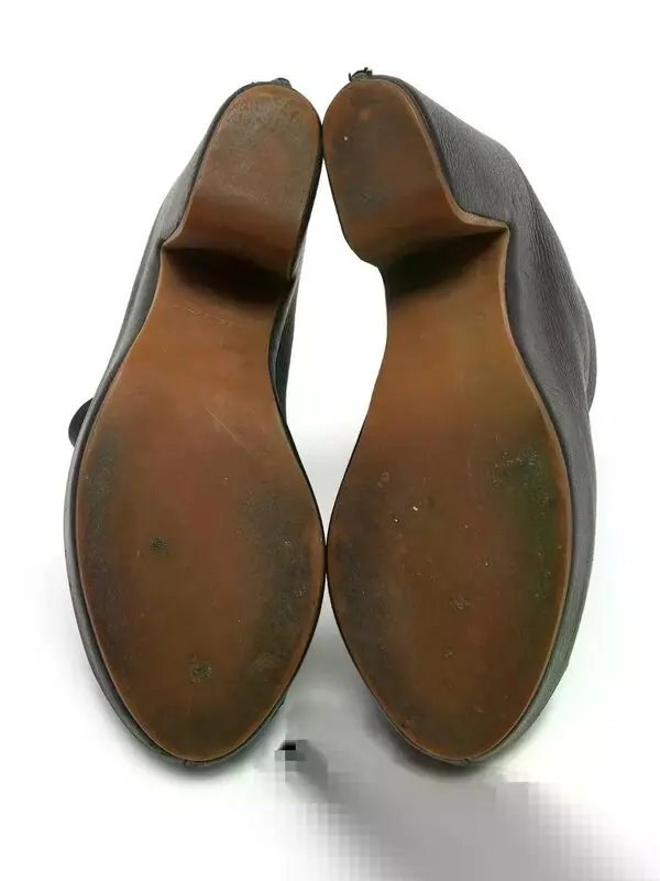 Balenciaga Calf Leather Platform Ankle Boots