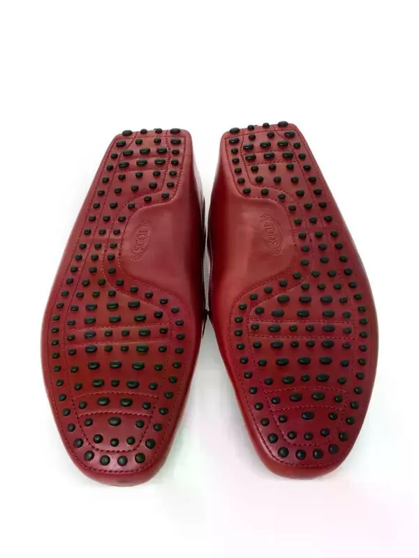 TOD'S Leather Loafers With Gommino Sole