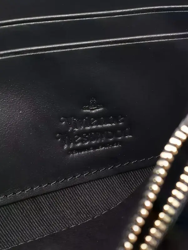 VIVIENNE WESTWOOD 20's Saffiano Leather Wallet