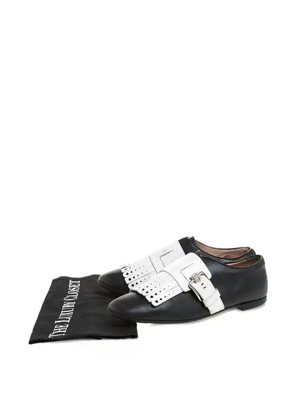 TOD'S Fringe Buckle Flats