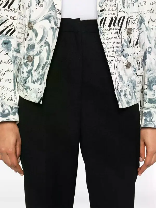 John Galliano 1990s Wool Tailored Trousers