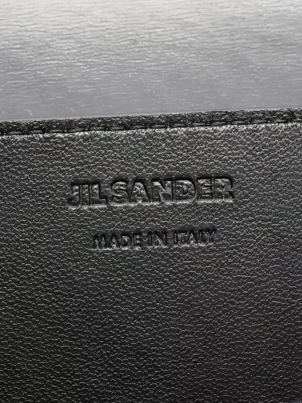 JIL SANDER Leather Shoulder Bag With Tassel Detail