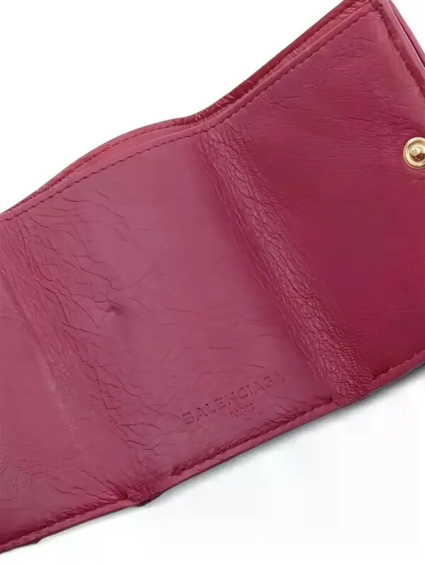 Balenciaga 2010s Mini Trifold-leather Wallet