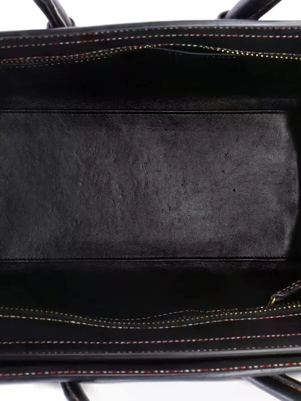 Celine Luggage Micro Tote Bag - Black