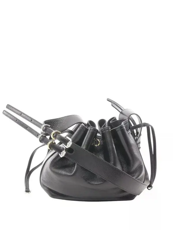 Givenchy Small Leather Pumpkin Bucket Bag - Black
