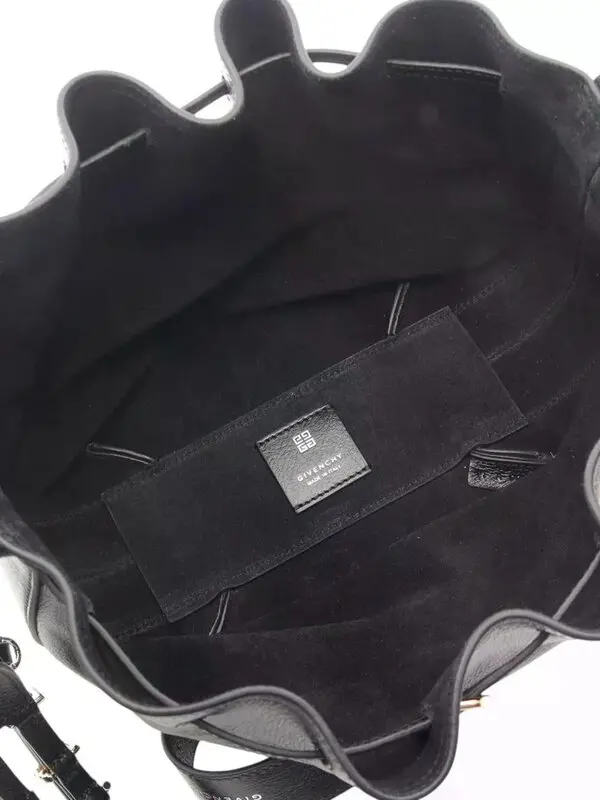 Givenchy Small Leather Pumpkin Bucket Bag - Black