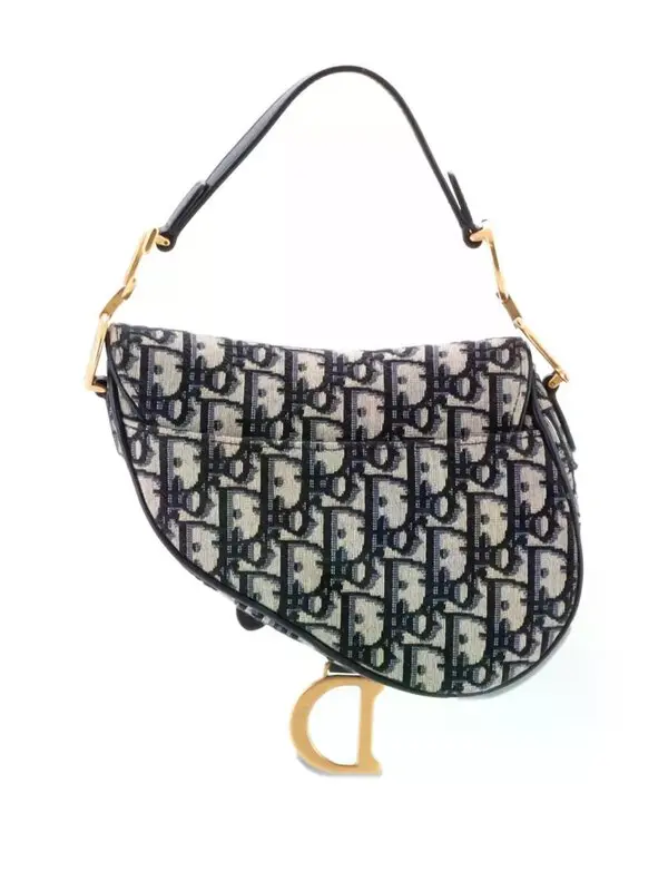 Dior Saddle Handbag Oblique Canvas Mini Shoulder Bag