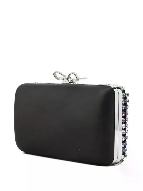 SELF-PORTRAIT Chainmail Crystal-embellished Mini Clutch