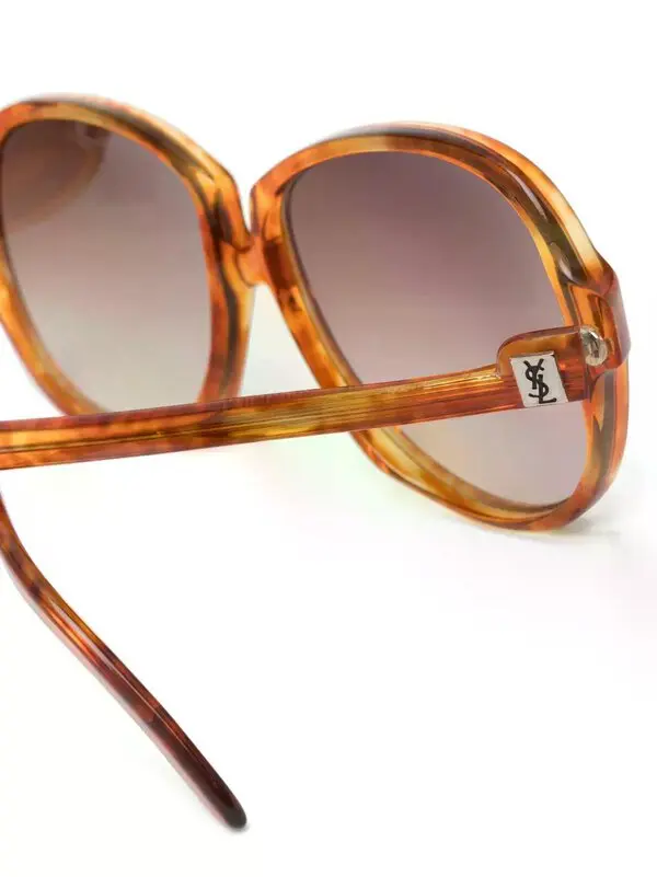 Saint Laurent Pre-owned 1970s Oval Sunglasses