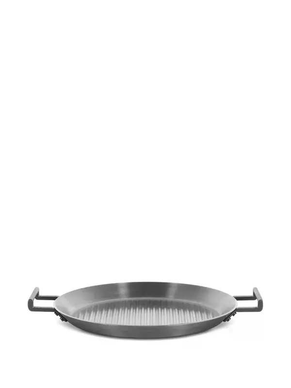 ALESSI Convivio Ribbed Handled Grill Pan - Grey