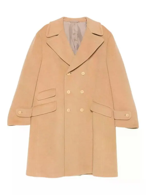 ROMEO GIGLI 1990s Double-breasted Coat - Brown