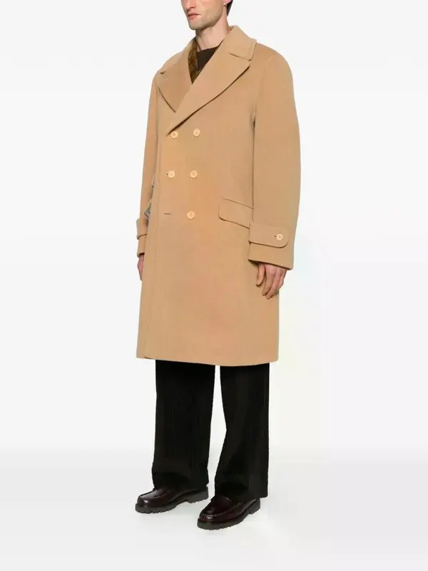 ROMEO GIGLI 1990s Double-breasted Coat - Brown