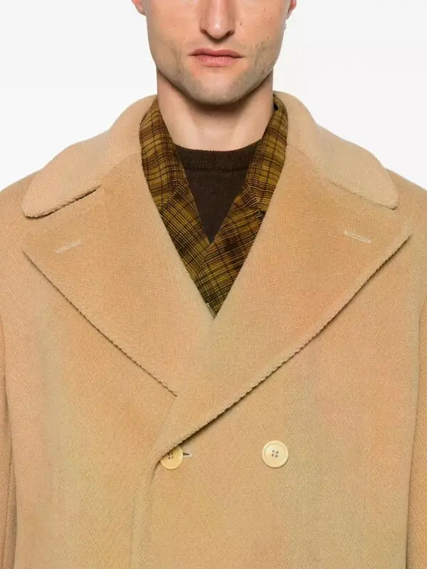 ROMEO GIGLI 1990s Double-breasted Coat - Brown