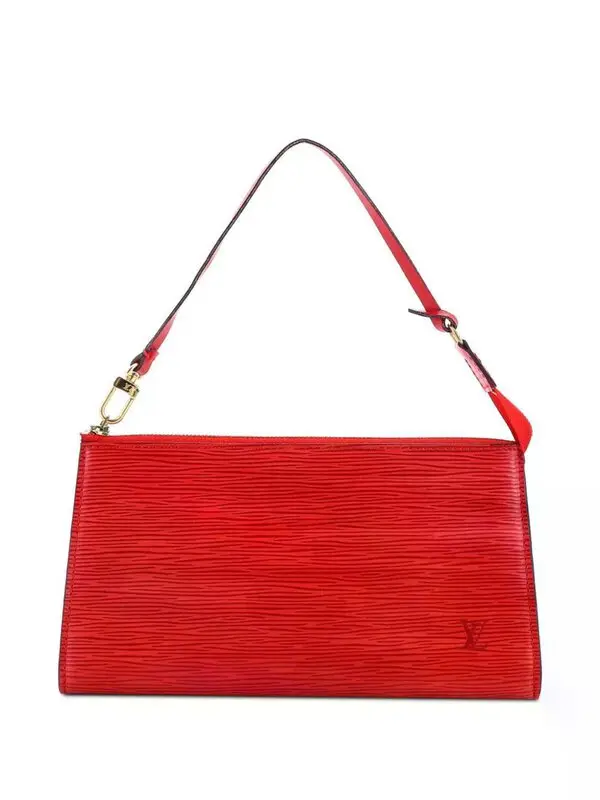 LOUIS VUITTON Pochette Accessoires Epi Leather Clutch