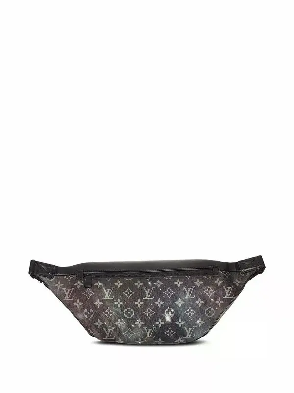 LOUIS VUITTON Monogram Galaxy Discovery Belt Bag - Black