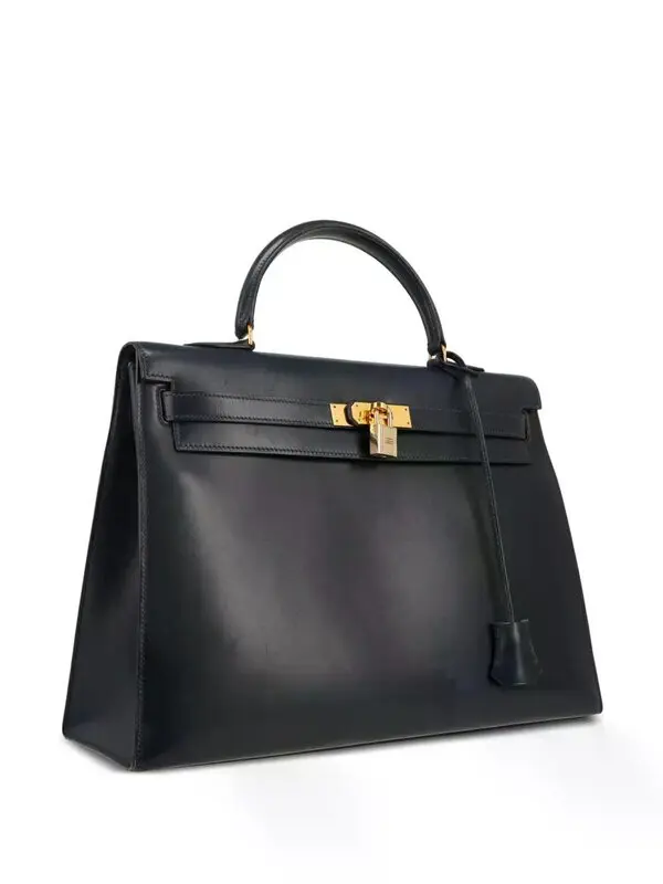 Hermès Kelly 35 Two-way Handbag - Black