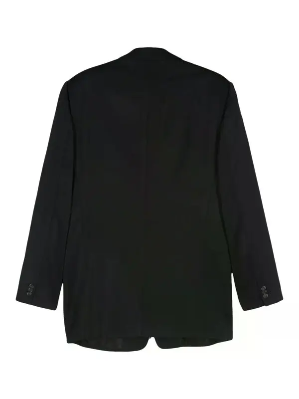Giorgio Armani 2000s Single-breasted Striped Blazer