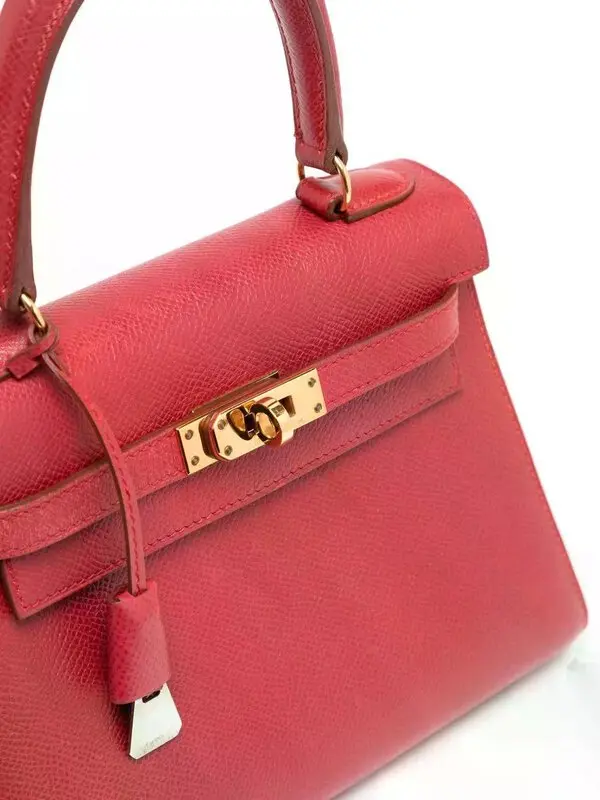Hermès 2011 Kelly 20 Two-way Handbag - Red