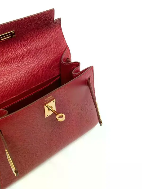 Hermès 2011 Kelly 20 Two-way Handbag - Red