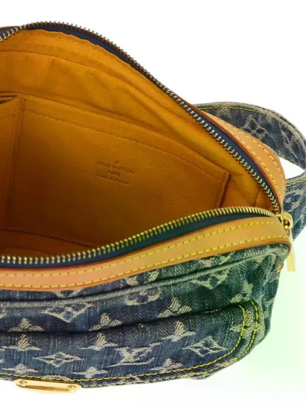 LOUIS VUITTON 2007 Monogram Denim Belt Bag - Blue