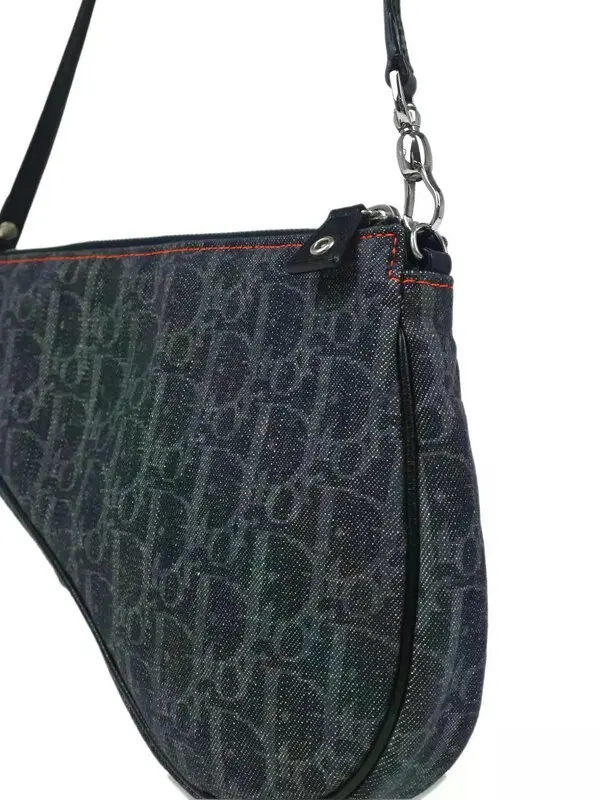 Dior 2005 Trotter Saddle Handbag - Blue