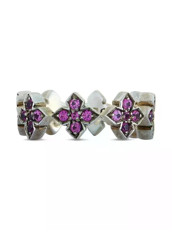 KING BABY STUDIO Crystal-embellished Ring - Silver