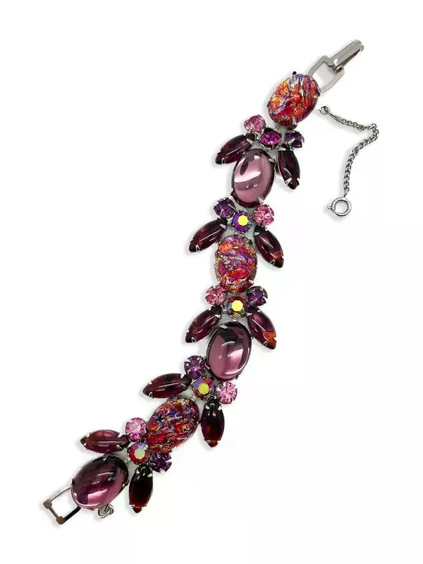 JENNIFER GIBSON JEWELLERY 1950s Weiss Cocktail Bracelet - Silver