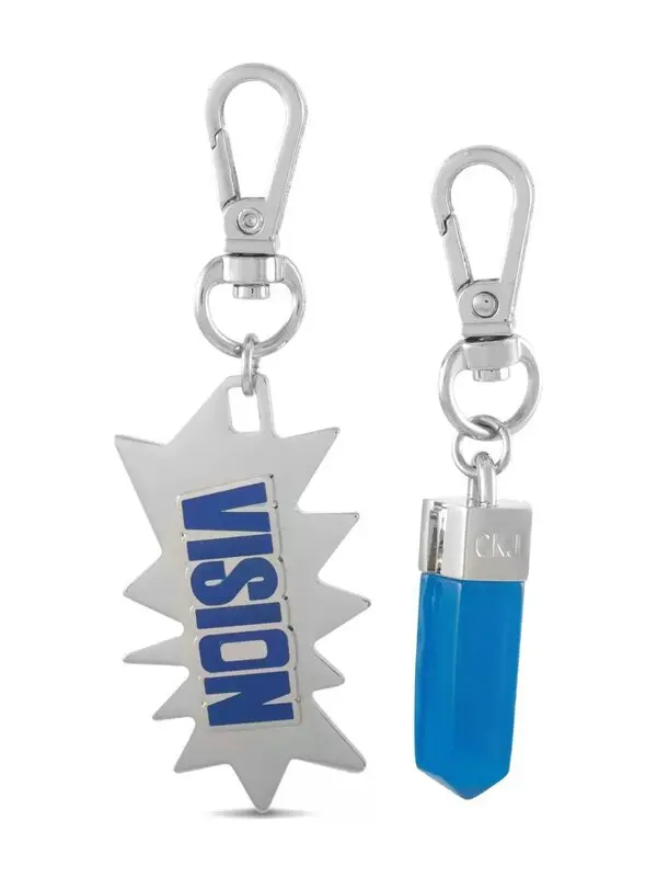 Calvin Klein Downtown Stainless Steel Resin Charms - Silver