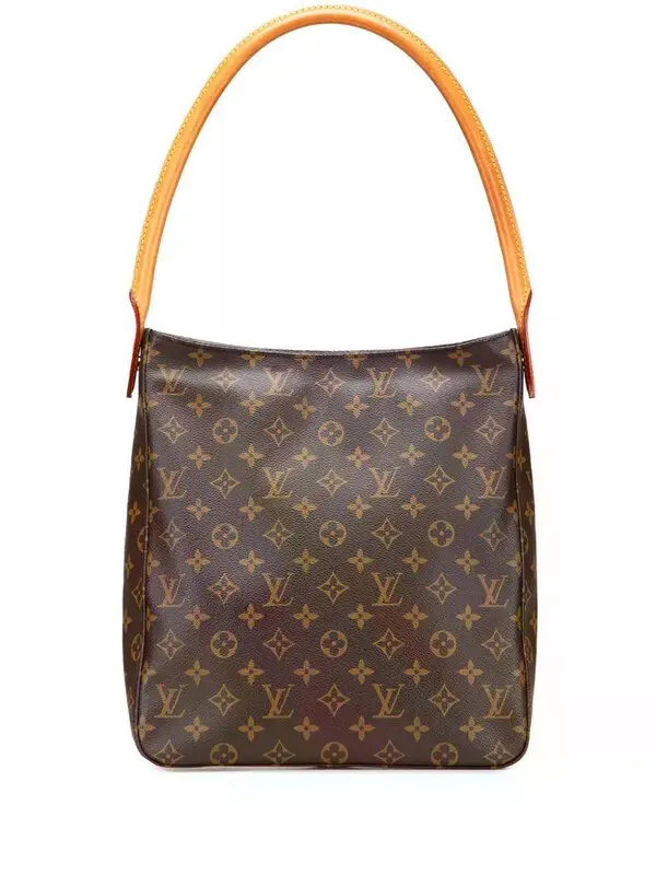LOUIS VUITTON 2000 Monogram Looping Gm Shoulder Bag - Brown