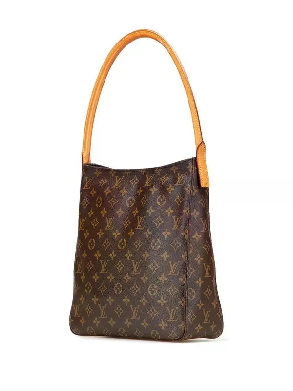 LOUIS VUITTON 2000 Monogram Looping Gm Shoulder Bag - Brown