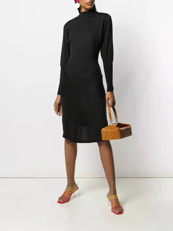 Alaïa Fitted Virgin Wool Dress
