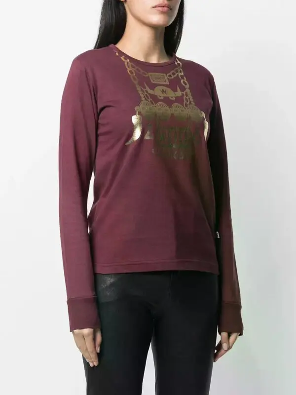 WALTER VAN BEIRENDONCK Graphic Long Sleeve T-shirt