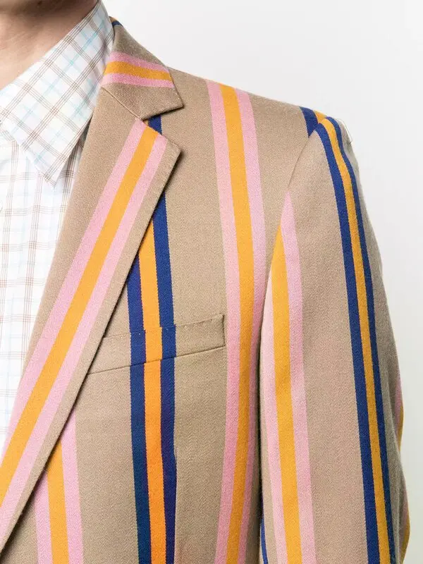 WALTER VAN BEIRENDONCK Sharp Stripe-print Blazer