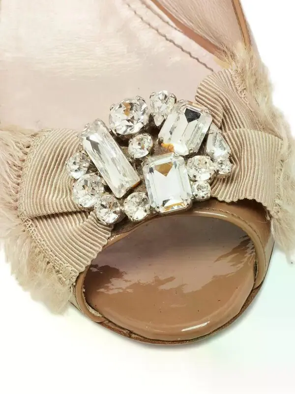 Miu Miu 45mm Crystal-embellished Pumps