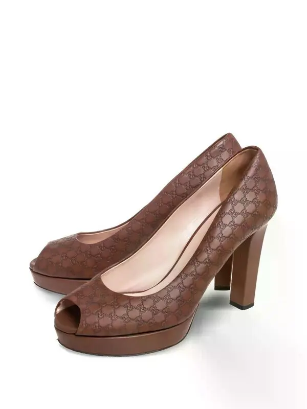Gucci 110mm Peep-toe Platform Pumps
