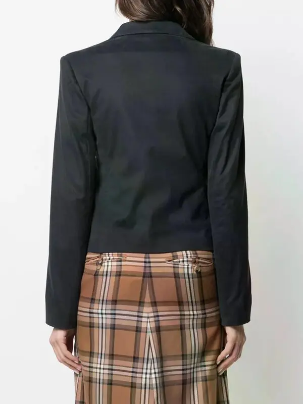 Fendi 1990 Single-breasted Cropped Jacket