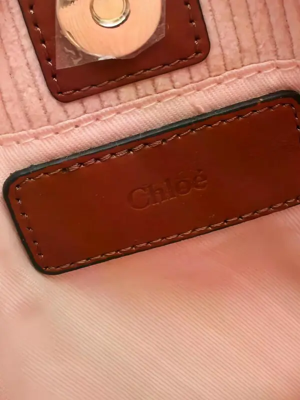 Chloé Corduroy Tote Bag
