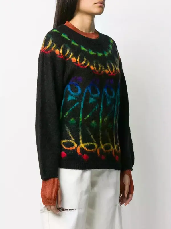 KANSAI YAMAMOTO 1980s Patterned Jumper