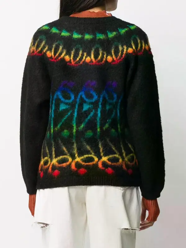 KANSAI YAMAMOTO 1980s Patterned Jumper